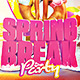 Spring Break 2018 Flyer Template, Print Templates | GraphicRiver