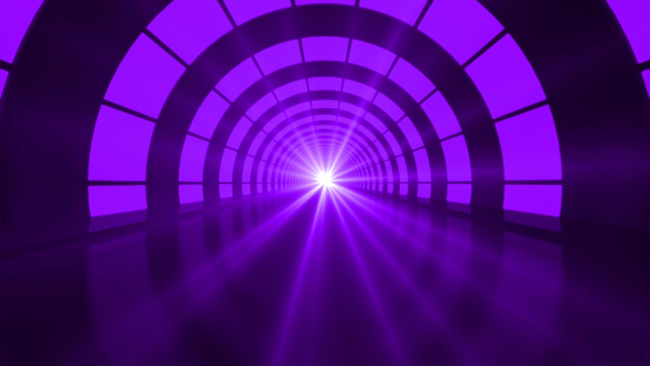 Purple Tunnel Loop, Motion Graphics | VideoHive