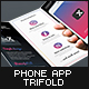 Mobile App Trifold Brochure vol.2 (Android), Print Templates | GraphicRiver