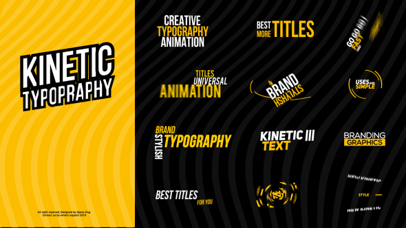 Kinetic Typography by Space-Dog | VideoHive
