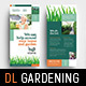 Gardening Rack Card Template, Print Templates | GraphicRiver