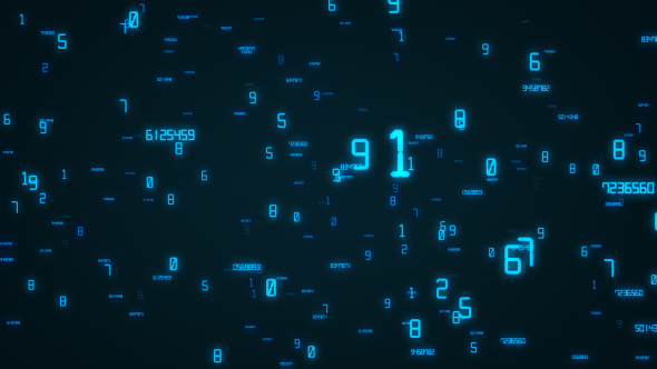 Fly Through Numbers, Motion Graphics | VideoHive