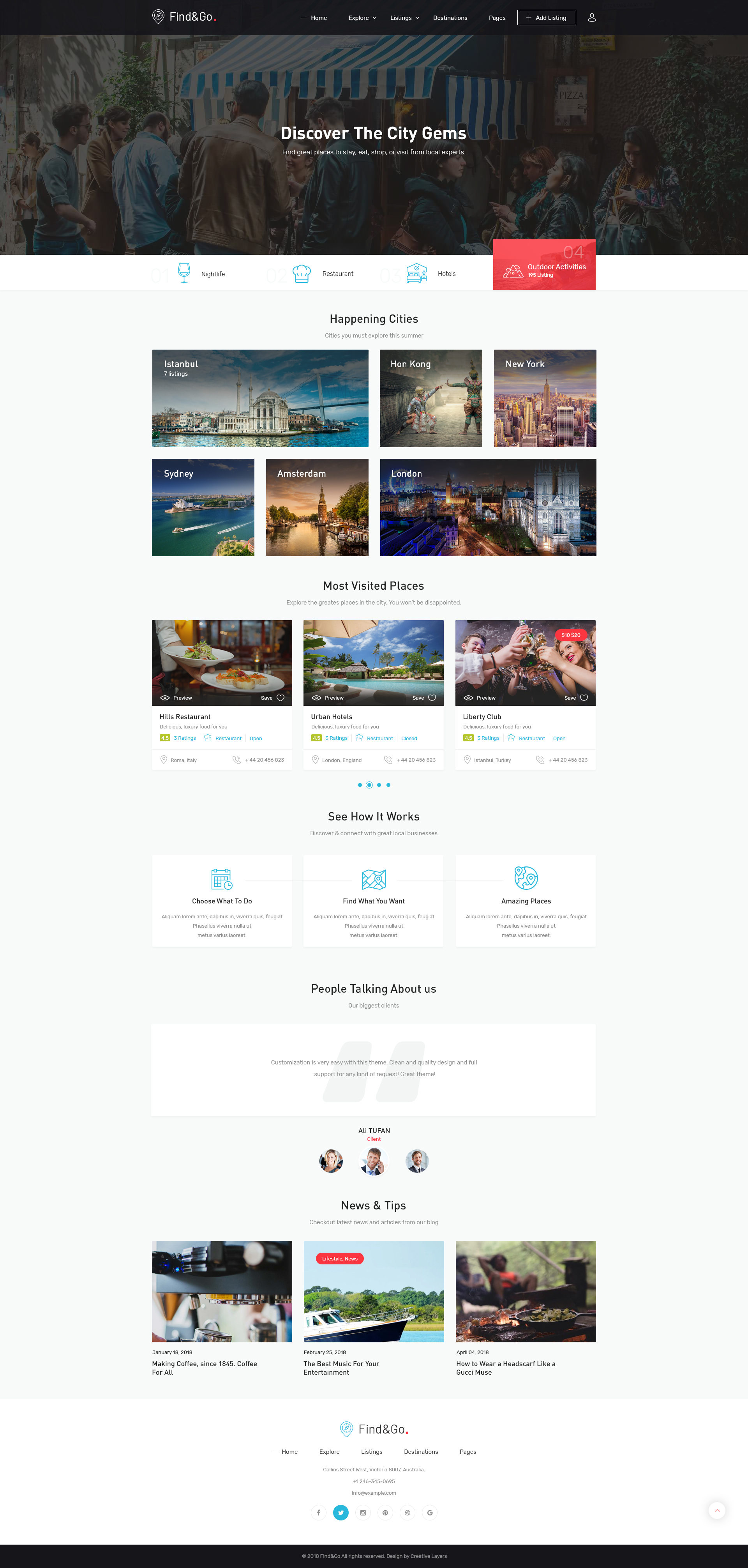 FindGo - Directory & Listing PSD Template by CreativeLayers | ThemeForest