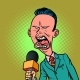 Angry Skeptical Reporter Correspondent Journalist by rogistok ...
