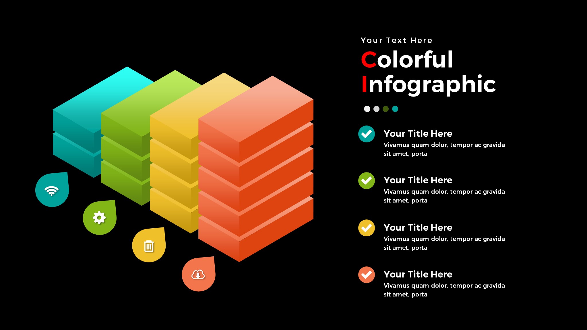 Colorful Infographic Pack 5.0 - PowerPoint, Presentation Templates