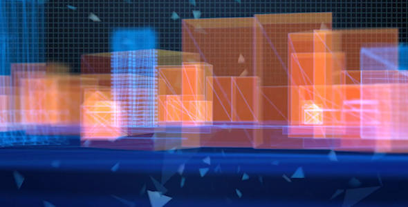 Technology City Building 4K, Motion Graphics | VideoHive