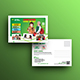 Junior School Postcard Template, Print Templates | GraphicRiver