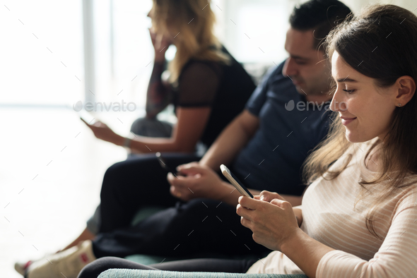 People using mobile phone Stock Photo by Rawpixel | PhotoDune