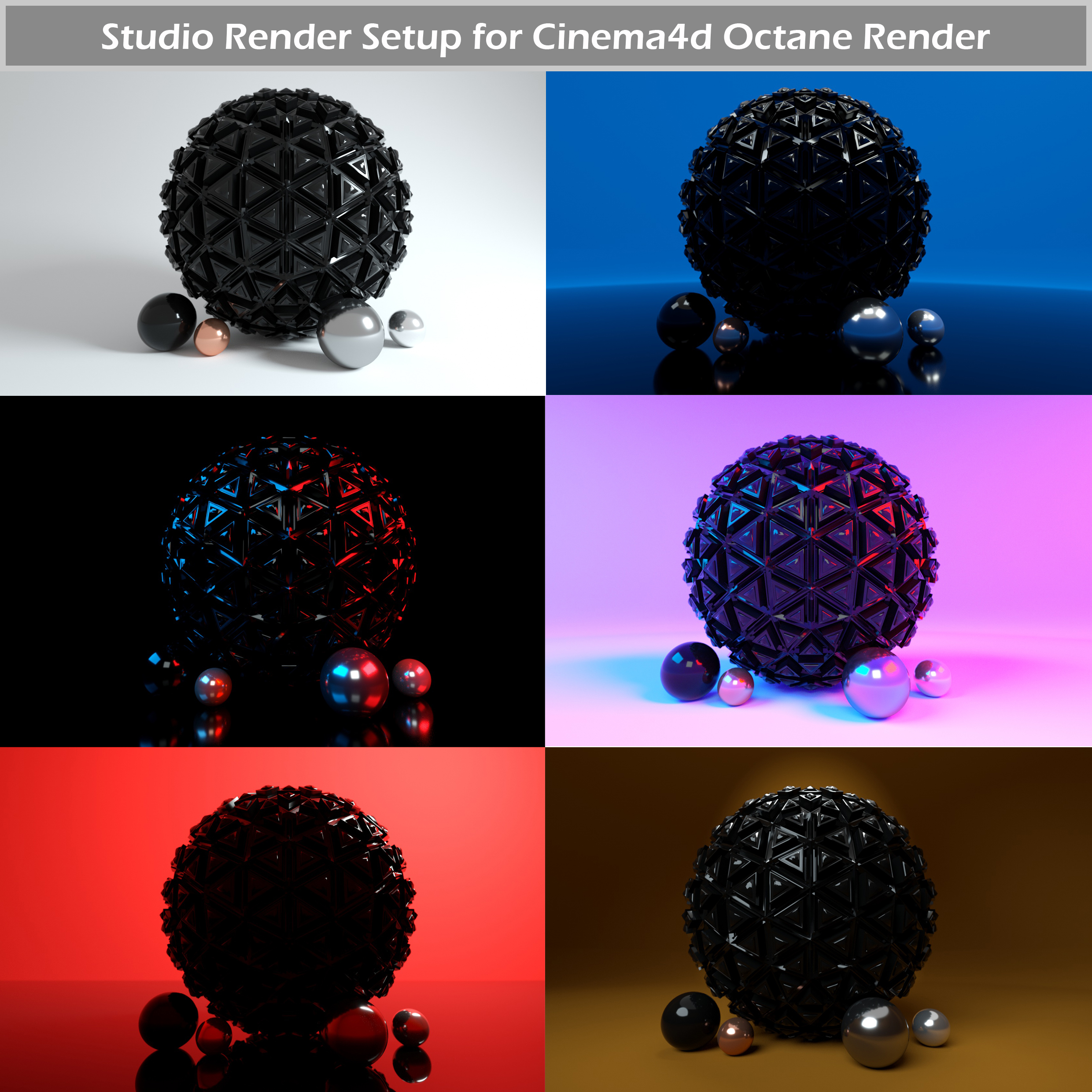 Octane Render Studio Setup for Cinema4d by 3dtreatment | 3DOcean