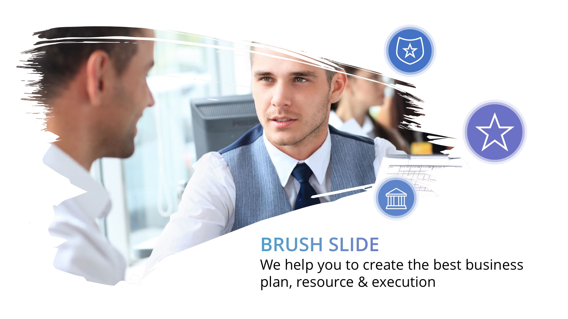 2 in 1 Bundle Business Google Slide Template, Presentation Templates
