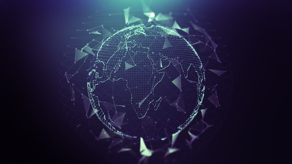 Neon Globe, Motion Graphics | VideoHive
