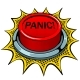 Panic Red Button Pop Art Vector Illustration, Vectors | GraphicRiver