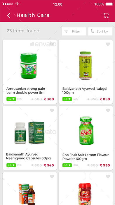 2 App UI Kit| Pharmacy eCommerce App UI| Online Medicine App UI| Online ...