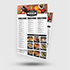 Food Menu - 4 Color Options, Print Templates | GraphicRiver
