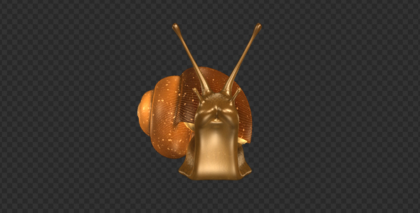 Snail - Moving Loop - Front View, Motion Graphics | VideoHive