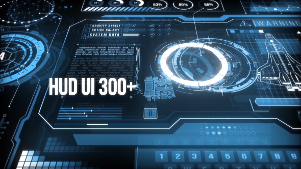 videohive: Human Anatomy Hud Elements 200 (Medical)