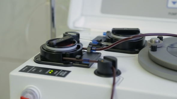 Donor Blood Sampling Machine, Stock Footage | VideoHive