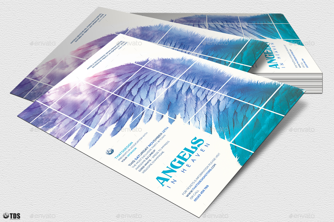 Angels in Heaven Flyer Template, Print Templates | GraphicRiver