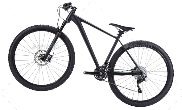 mountain bike isolated on white background Stock Photo by photobalance