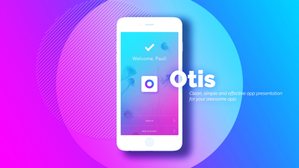 Otis App Promo Mockup by mographfactory | VideoHive