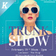 Trunk Show Flyer Templates, Print Templates | GraphicRiver