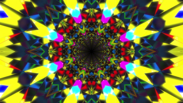 Abstract Colorful Triangle Loop, Motion Graphics | VideoHive