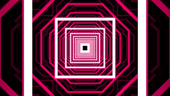 Square Tunnel Loop, Motion Graphics | VideoHive