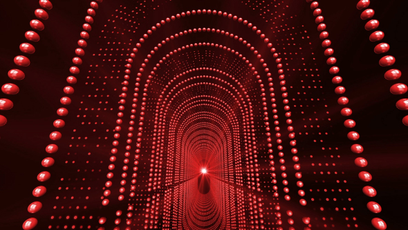 Red Dynamic Tunnel Loop, Motion Graphics | VideoHive
