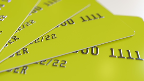 Rotating Yellow Credit Cards, Motion Graphics | VideoHive