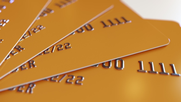 Orange Bank Cards, Motion Graphics | VideoHive