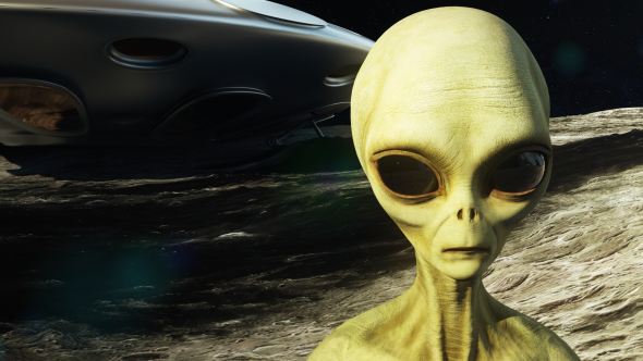 Alien on the Moon, Motion Graphics | VideoHive