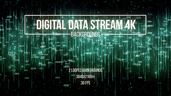 Digital Data Stream, Motion Graphics | VideoHive