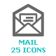 Email & Letter Mini Icon, Icons | GraphicRiver