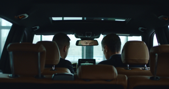 Customer and Dealer in Car, Stock Footage | VideoHive