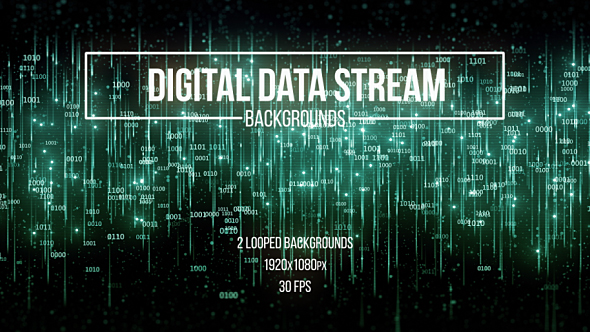 Digital Data Stream, Motion Graphics | VideoHive
