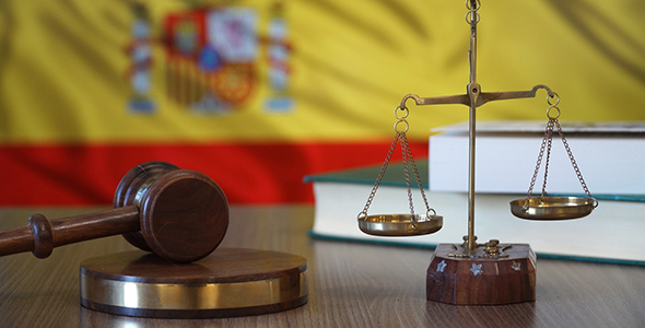 Justice for Spain Laws in Spanish Court, Stock Footage | VideoHive