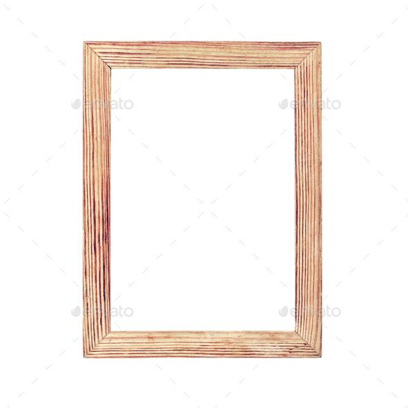Simple wooden photo frame Stock Photo by ivankmit | PhotoDune
