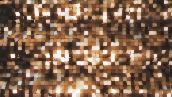 Gold Blinking Metal Wall, Motion Graphics | VideoHive