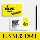 Vape Shop Business Card Template, Print Templates | GraphicRiver