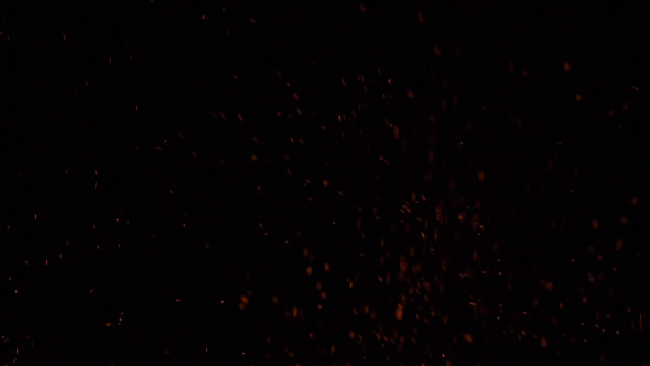 Fire Embers Rising Overlay, Stock Footage | VideoHive