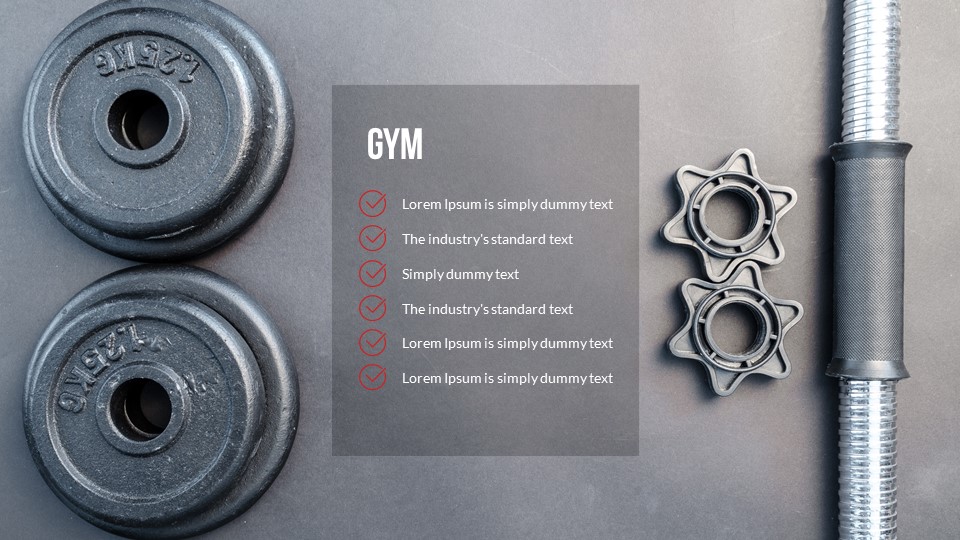 Gym and Fitness PowerPoint Presentation Template, Presentation Templates