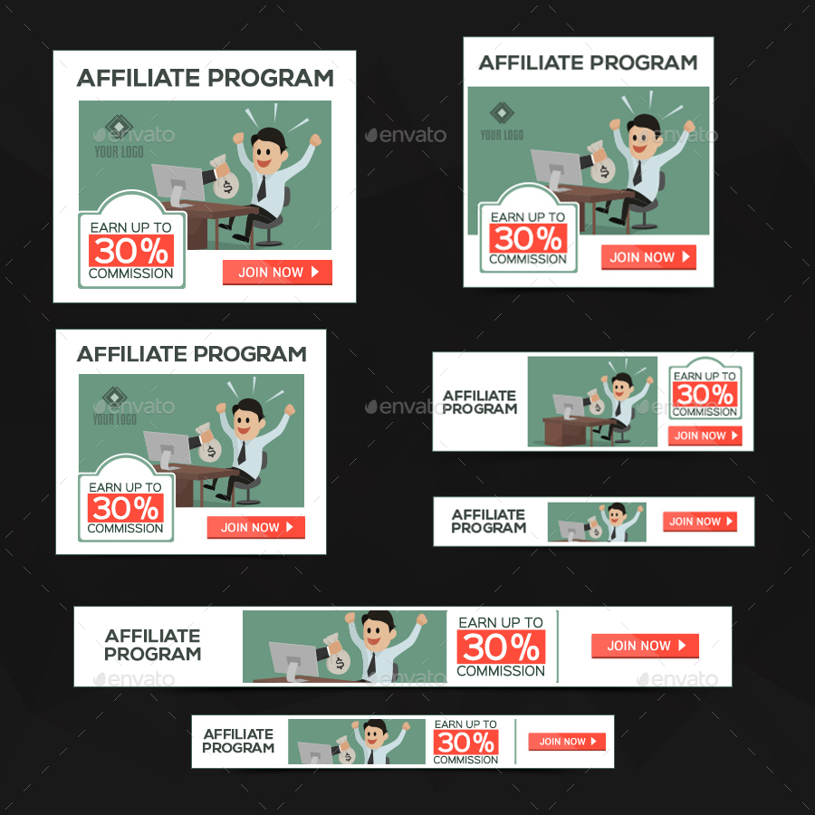 Web Banner Design for Affiliate Program - Image Included. by Hyov ...