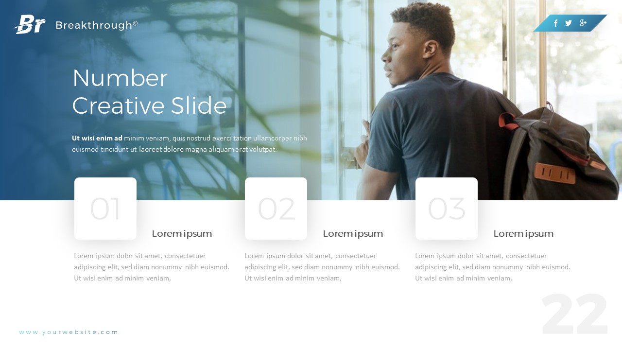 Breakthrough - Business Powerpoint Template, Presentation Templates