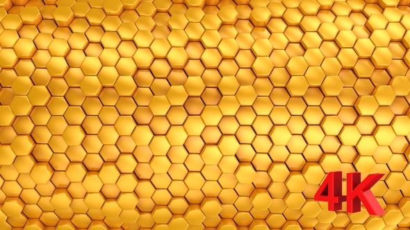 Background of Hexagons, Motion Graphics | VideoHive