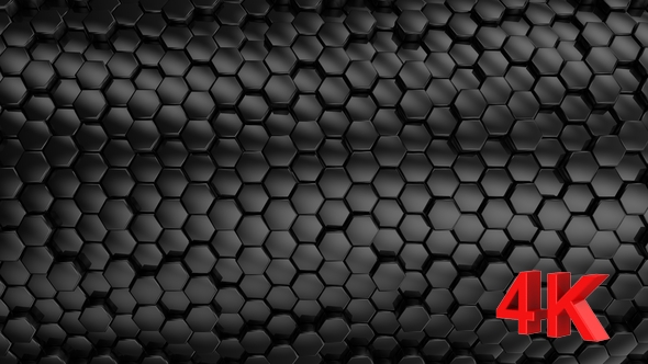 Background of Hexagons, Motion Graphics | VideoHive