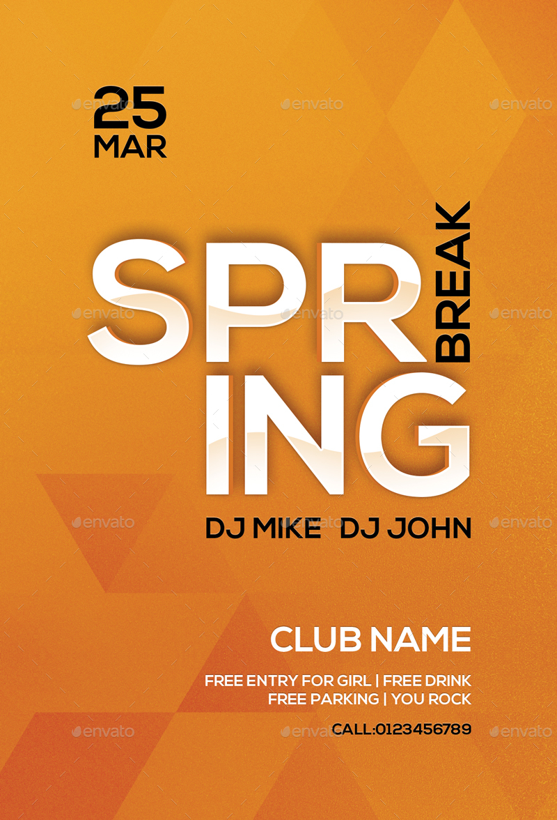 Spring Flyer, Print Templates | GraphicRiver