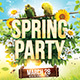 Spring Party Flyer Template, Print Templates | GraphicRiver