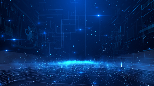 Plexus Tech Particles Background, Motion Graphics | VideoHive