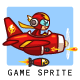 Red Thunder Plane Game Sprites, Game Assets | GraphicRiver