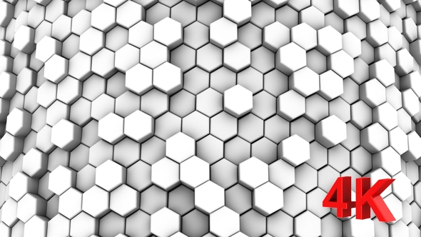 Background of Hexagons, Motion Graphics | VideoHive